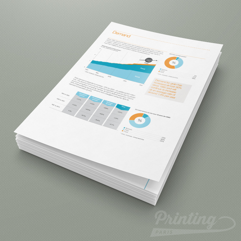 Impressions simples formats A4 ou A3 - Printing Paris